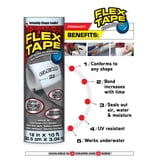 Flex Tape White, Super Strong Rubberized Waterproof Tape, Instant Bond ...
