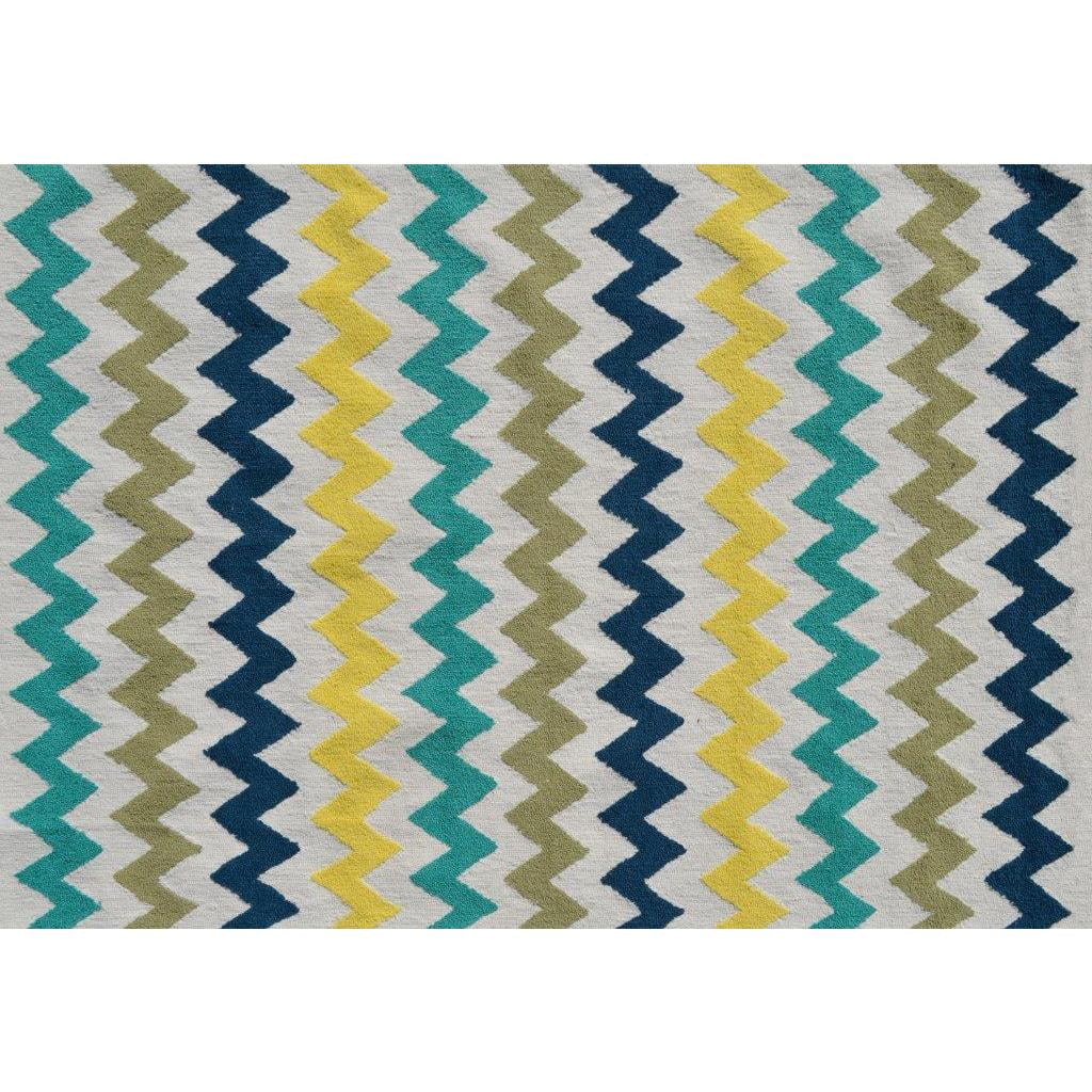 POP Accents PA0108D Chevron Multi - 5 ft x 7 ft Space Rug - Walmart.com