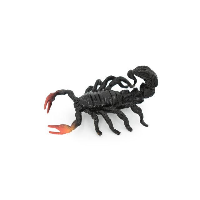 Scorpion, Black, Fat-tailed, Detailed, Rubber Toy Animal, Realistic ...