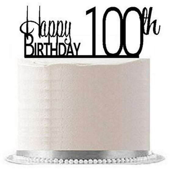100th Birthday Cake Topper