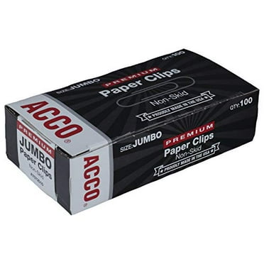 ACCO Two-Piece Paper Fasteners, 3 1/2" Capacity, 8 1/2" Center, Silver ...