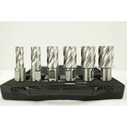 Annular Cutter Set - 6 Piece Broach Set w/ Centering Pin BR Magnetic ...