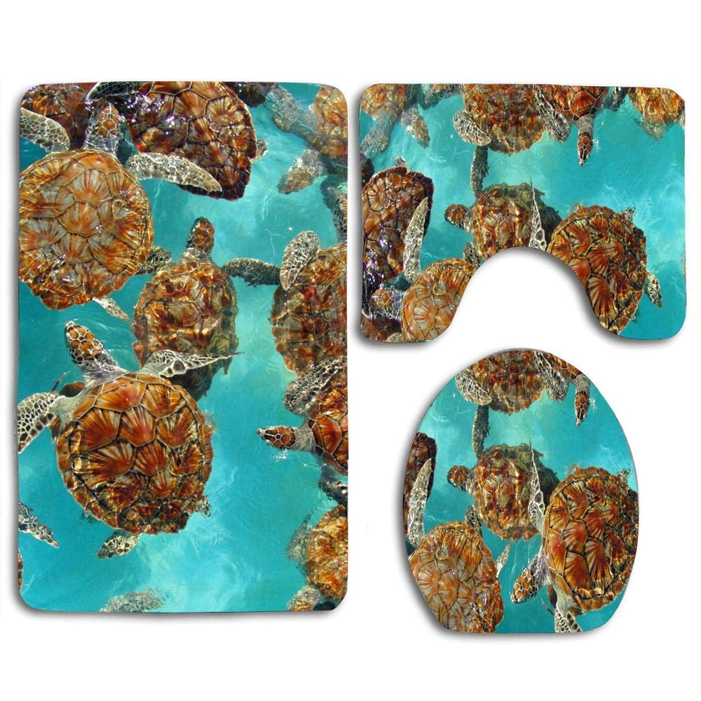 Home Décor Satin Rose w/ Sea Turtle 12 x 7 Vanity Tray or Charcuterie ...