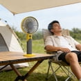 AuroraX Battery Operated Handheld Fan Small Portable Desk Fan Quiet 6 ...