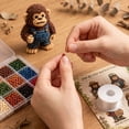 3D Beaded Bigfoot DIY Kit, Festival & Nature Themed Bigfoot Beading ...