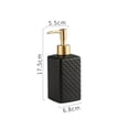 DQQ153 Modern Hotel Shower Gel Press Pump Bottle Bathroom Ceramic ...