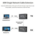 jixopn 60M Extender RJ45 HDMI-Compatible Extender by CAT5e CAT6 LAN ...