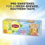 Lipton Southern Sweet Tea, Iced Tea Drink Mix, 22 Family Size Tea Bags ...
