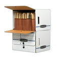 Bankers Box Side-Tab File Storage Box Letter 15-1/4 x 13-1/2 x 10-3/4 ...