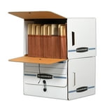 Bankers Box Side-Tab File Storage Box Letter 15-1/4 x 13-1/2 x 10-3/4 ...
