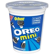 OREO Mini Bite-Sized Chocolate Sandwich Cookies, Snak-Saks, 8 oz ...