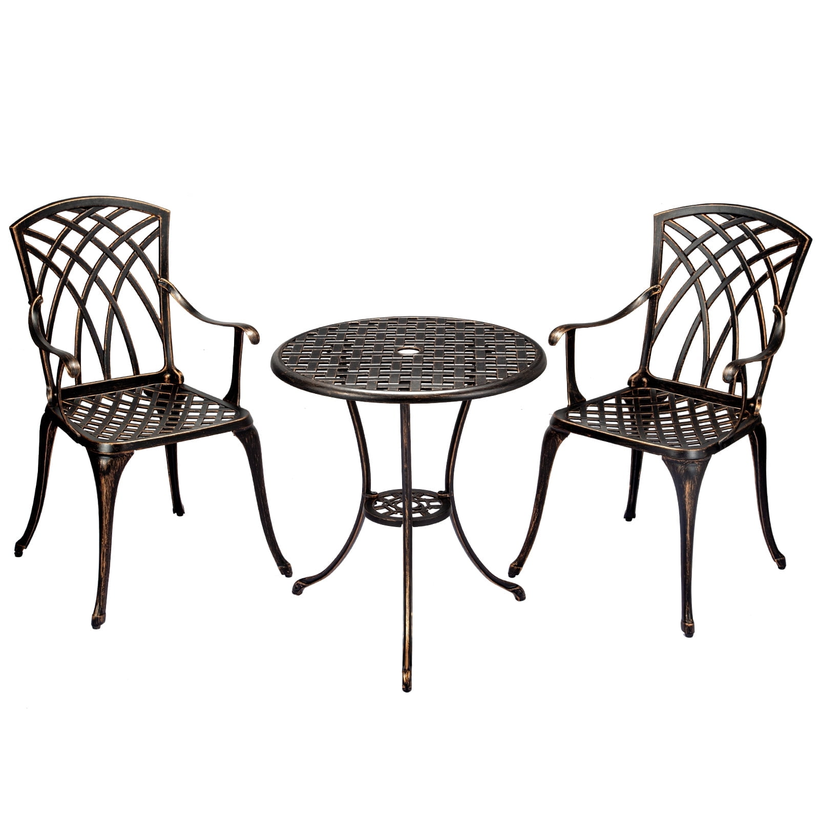 Click here for Yusazens 3-Piece Outdoor Bistro Set - Cast Aluminu... prices
