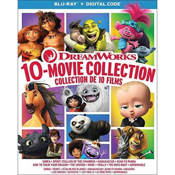 DreamWorks 10-Movie Collection - Blu-ray + Digital [Blu-Ray] - Walmart.ca