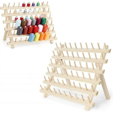 63 Slot Bobbins Organizer Case, Sewing Thread Spools Organizer for ...