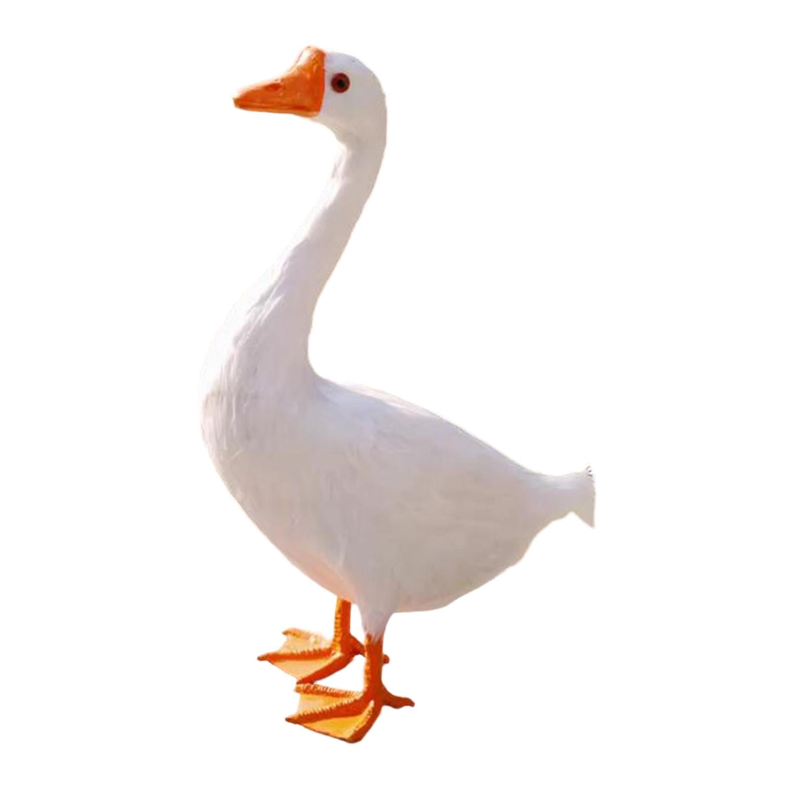 Click here for Dynwaveca Artificial Feather Goose Statue Prop Hou... prices