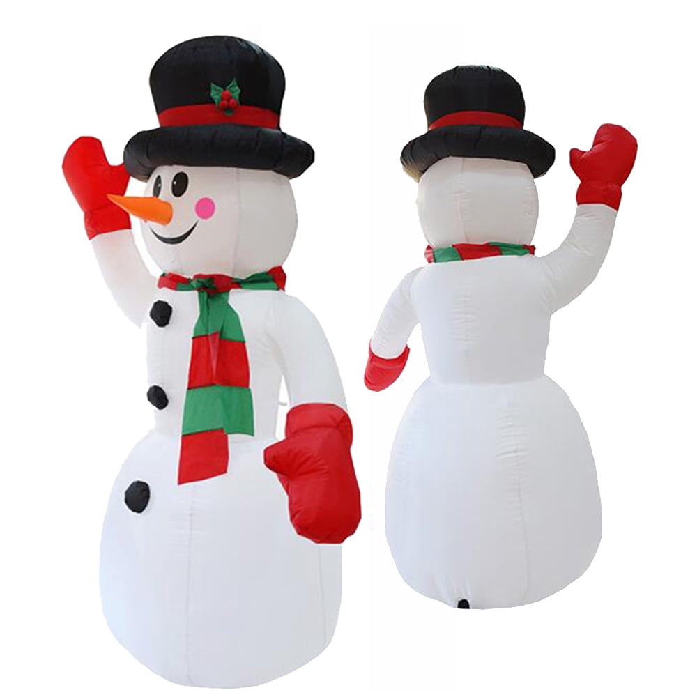 8 Ft Christmas Inflatable Snowman Decoration Home Decorations Yard LED ...