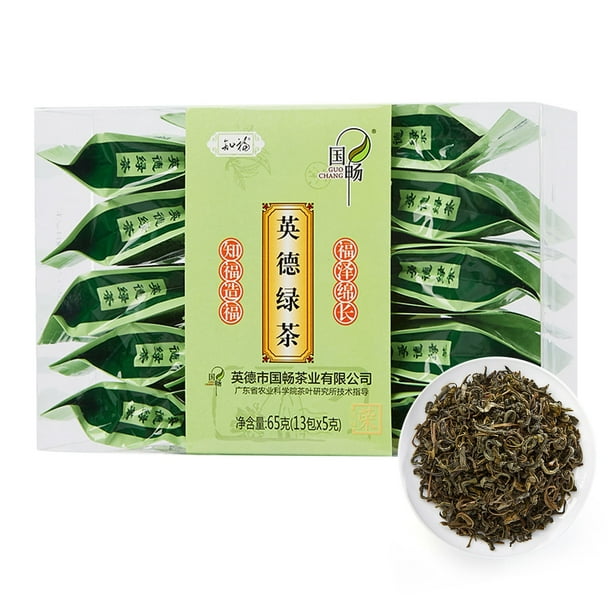 2.3oz Green Tea Clear Flavor Slightly Curled Tea Leaves Natural Chinese ...
