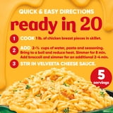 Velveeta Chicken and Broccoli Skillets Pasta Dinner Kit with Orzo 13.6 ...
