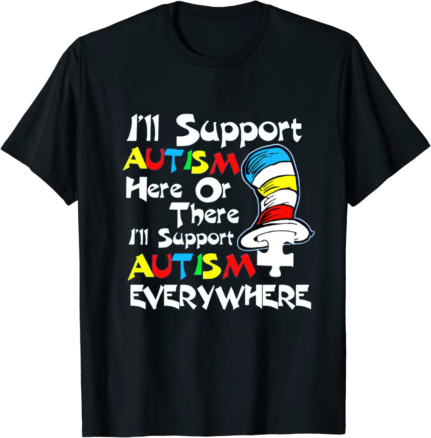 Autism Awareness Shirts Womens Men Short Sleeve Round Neck Autistic ...