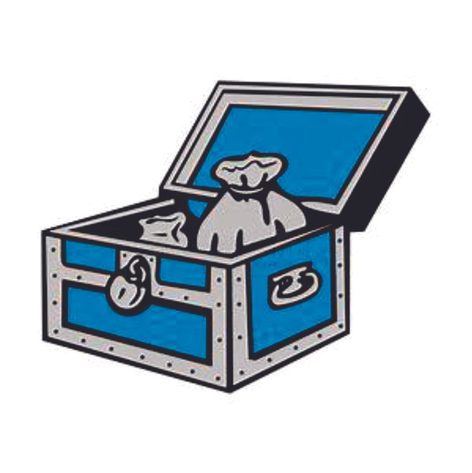 Treasure Chest Gold Coins Bags Customized Wall Decal - Custom Vinyl ...