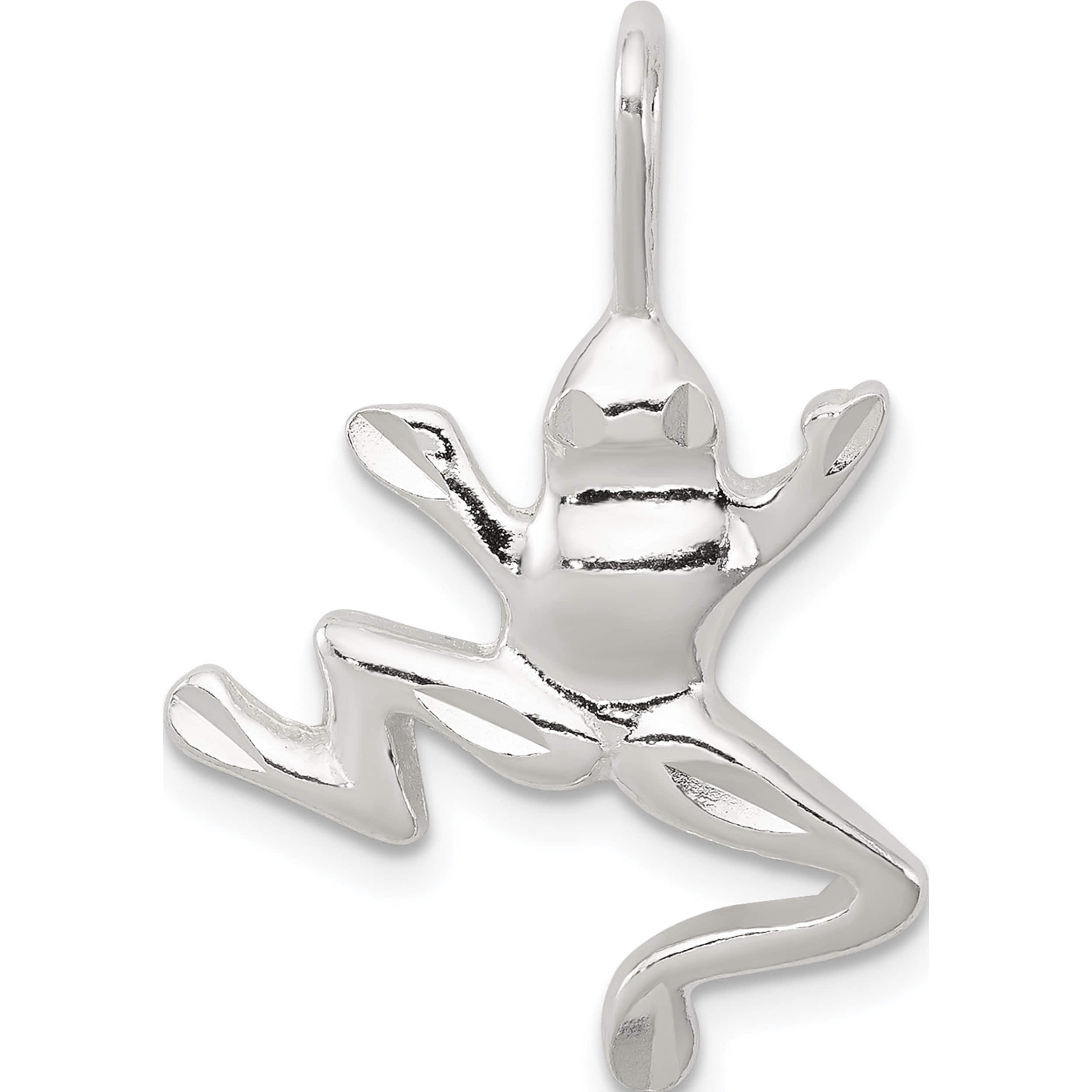 Sterling Silver Frog Charm (30 X 18.5) Made In India qc2070 - Walmart.com