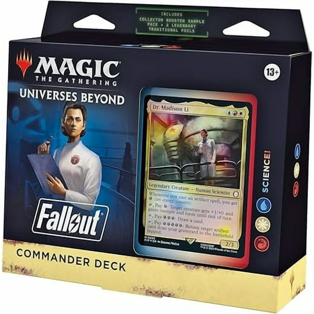 MAGIC THE GATHERING: FALLOUT COMMANDER DECK: SCIENCE! | Walmart en línea