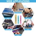 TICONN 200pc Heat Shrink Butt Wire Connectors, Waterproof Crimp ...