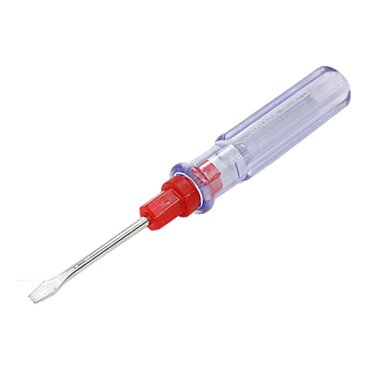 Unique Bargains Plastic Handle Ceramic Core 2.4mm Slotted Screwdriver ...