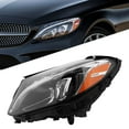 For 2015-2018 Mercedes Benz C-Class C300 W205 LED Headlight Headlamp ...