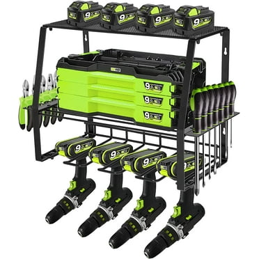 ULIBERMAGNET Magnetic Power Tool Organizer, Utility Storage Rack Shelf ...