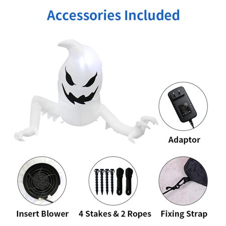 Halloween Inflatable Scary Crawling Ghost,Halloween Inflatable Scary ...