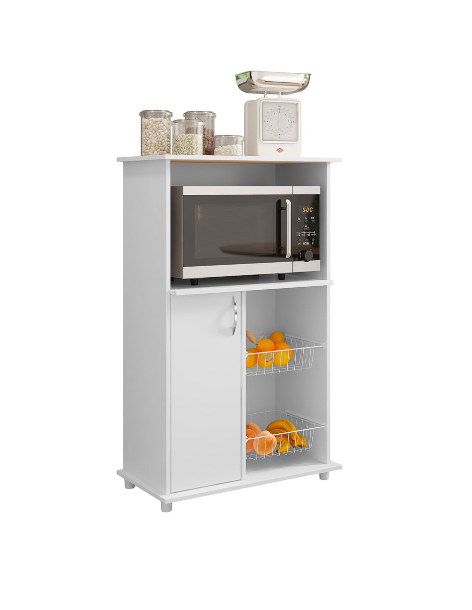 Mueble Para Microondas Organizador C/Puertas Blanco NT3075 | Bodega Aurrera en línea
