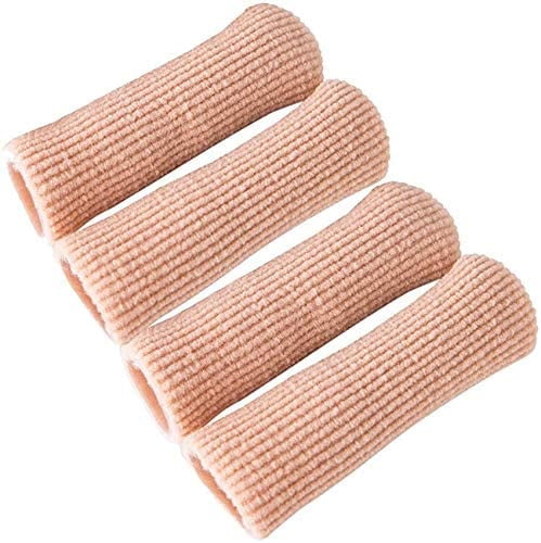 4pcs Adjustable Cuttable Gel Toe and Finger Cap Lined Gel Toe Covers ...