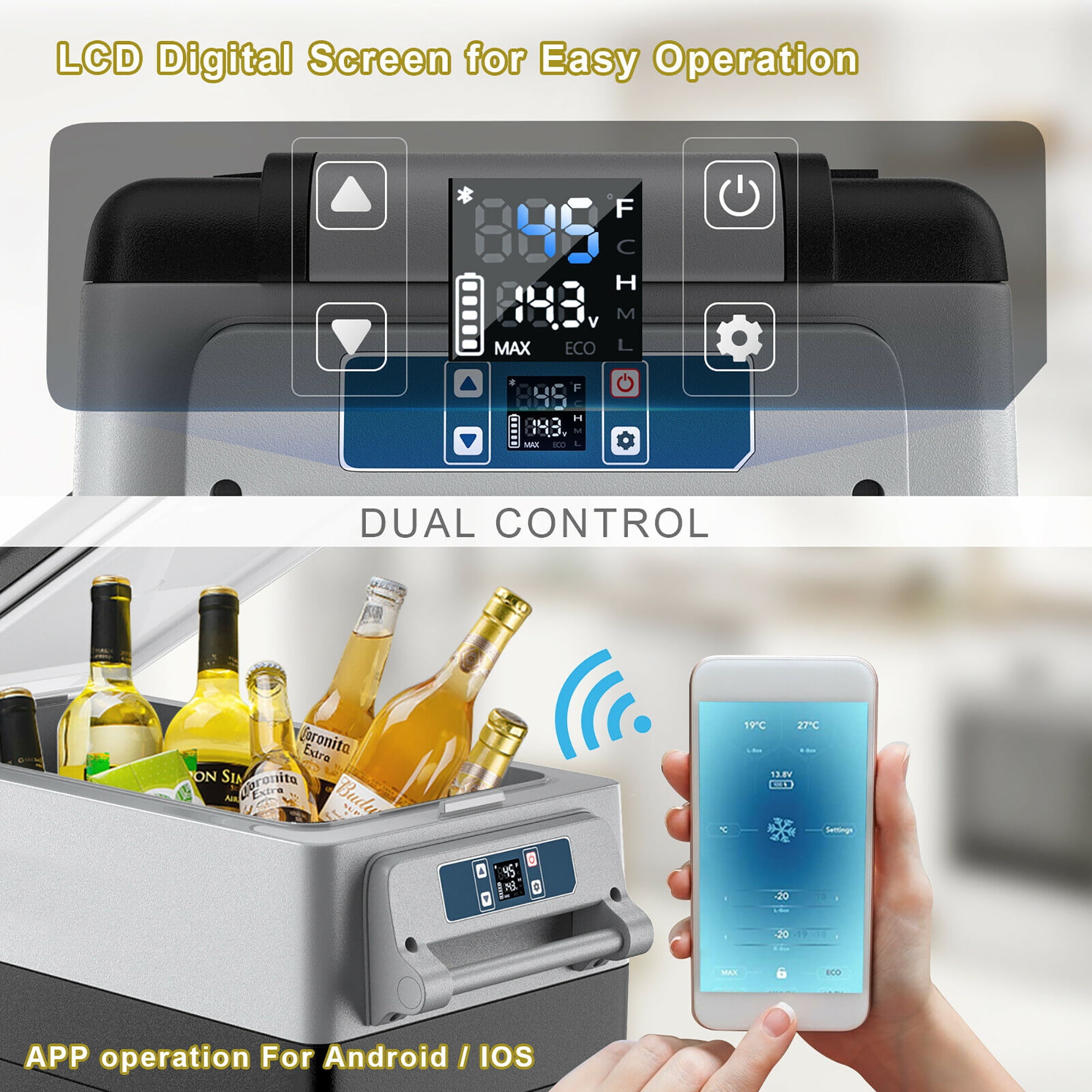 Costway Portable Compressor Car Refrigerator with Botswana | Ubuy