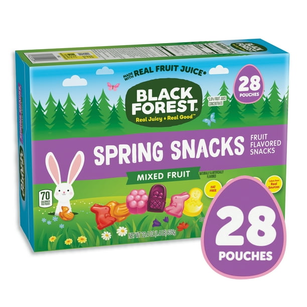 Black Forest Spring Flavors Fruit Flavored Snacks, 0.8 Oz., 28 Count ...