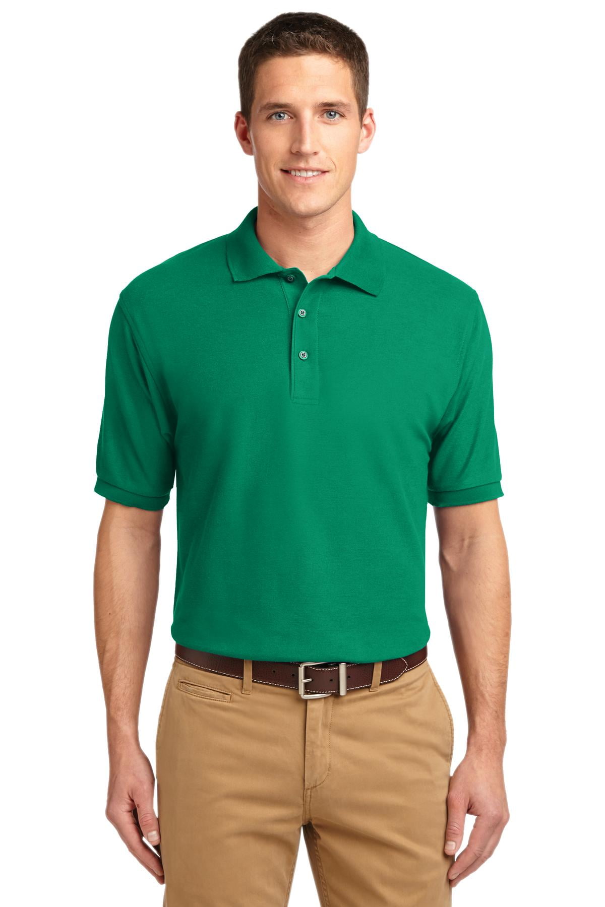 Port Authority Tall Silk Touch Polo-4XLT (Kelly Green) - Walmart.com