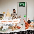 AND1 Over the Door Mini Basketball Hoop Set, 18"x12" Shatterproof ...