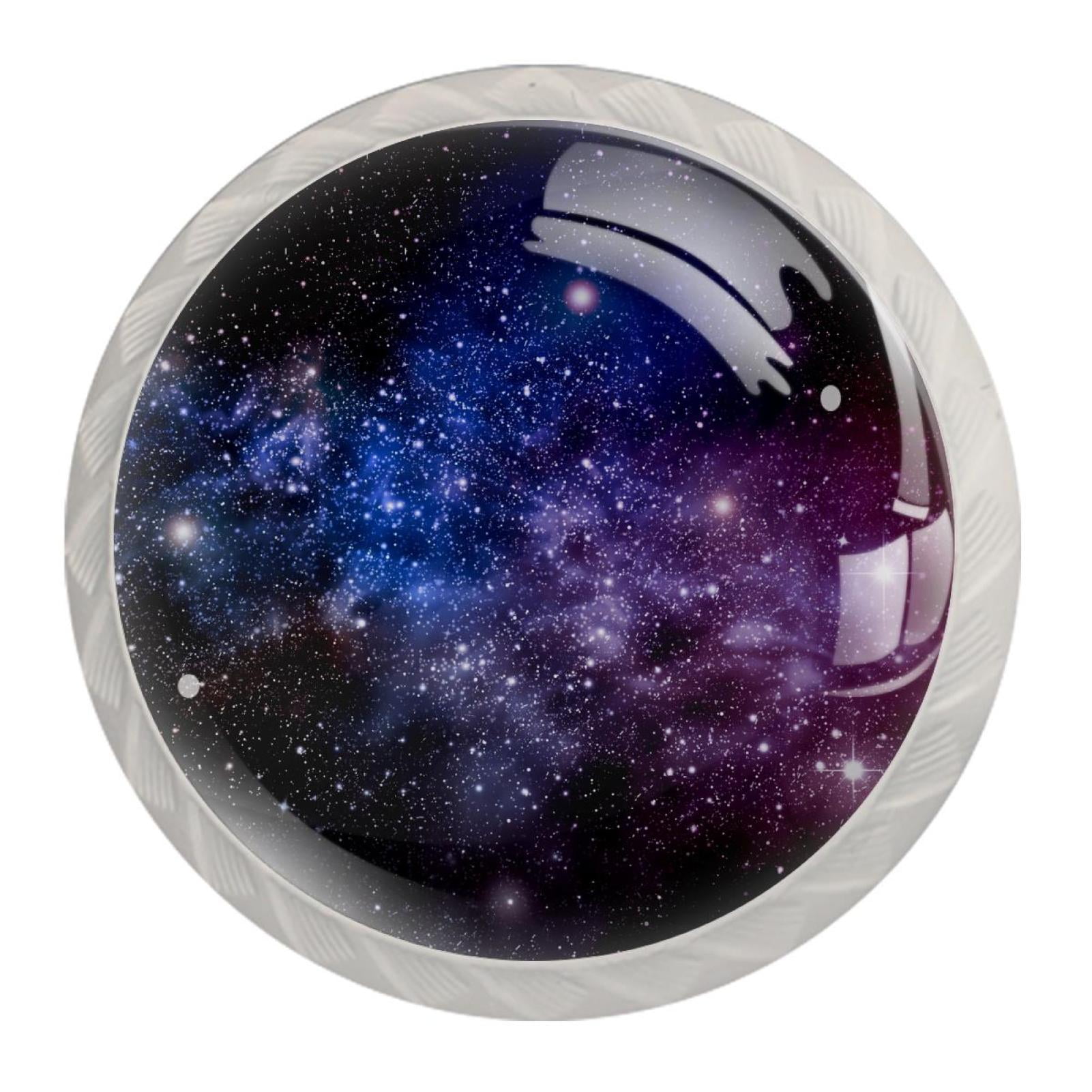 4 Pcs Universe Galaxy Knobs for Kitchen Cabinet Cupboard Dresser ...