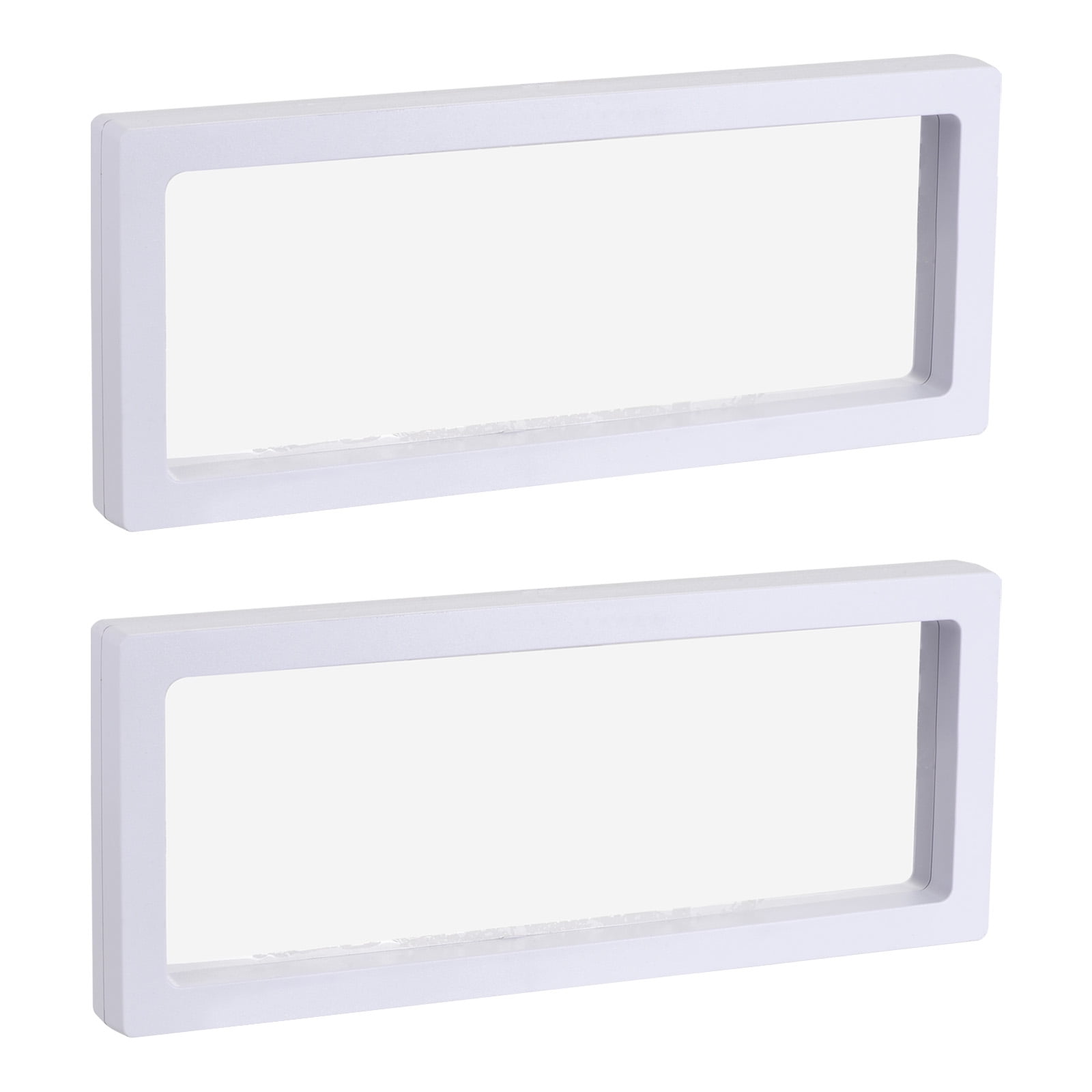 Floating Thin Film Display Box, ABS Frame Case 23cm x 9cm x 2cm White ...