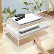 Stackable Acrylic Paper Trays, 12" x 12", 4pk, Clear - Walmart.com