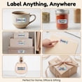 30 label belt 320 pieces of waterproof adhesive thermal labels ...