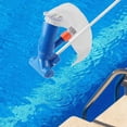 Portable Swimming Pool Vacuum Cleaner Leaf Rake Mesh Frame Net Skimmer ...