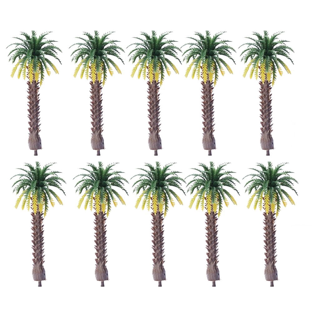 10pcs Railroad Layout Home Decor Artificial Plant Tactical Prop Sand ...