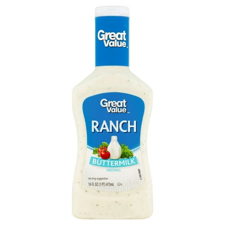 Great Value Buttermilk Ranch Dressing & Dip, 16 oz - Walmart.com