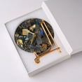 Calming Labradorite Conch Shell Table Ornament Clock For Home Office ...