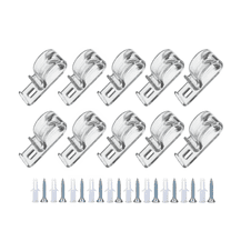 10Pcs Roller Shade Clear Safety Chain and Cord Guide Curtain P Clip ...