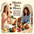 6/12/24PCS Knitted Hacky Sack Set, Hacky Sack Knitted Footbags, Crochet ...