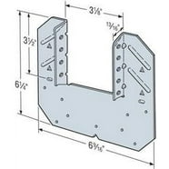Simpson Strong-Tie 3 in. H X 2.875 in. W 20 Ga. Steel Rigid Tie ...