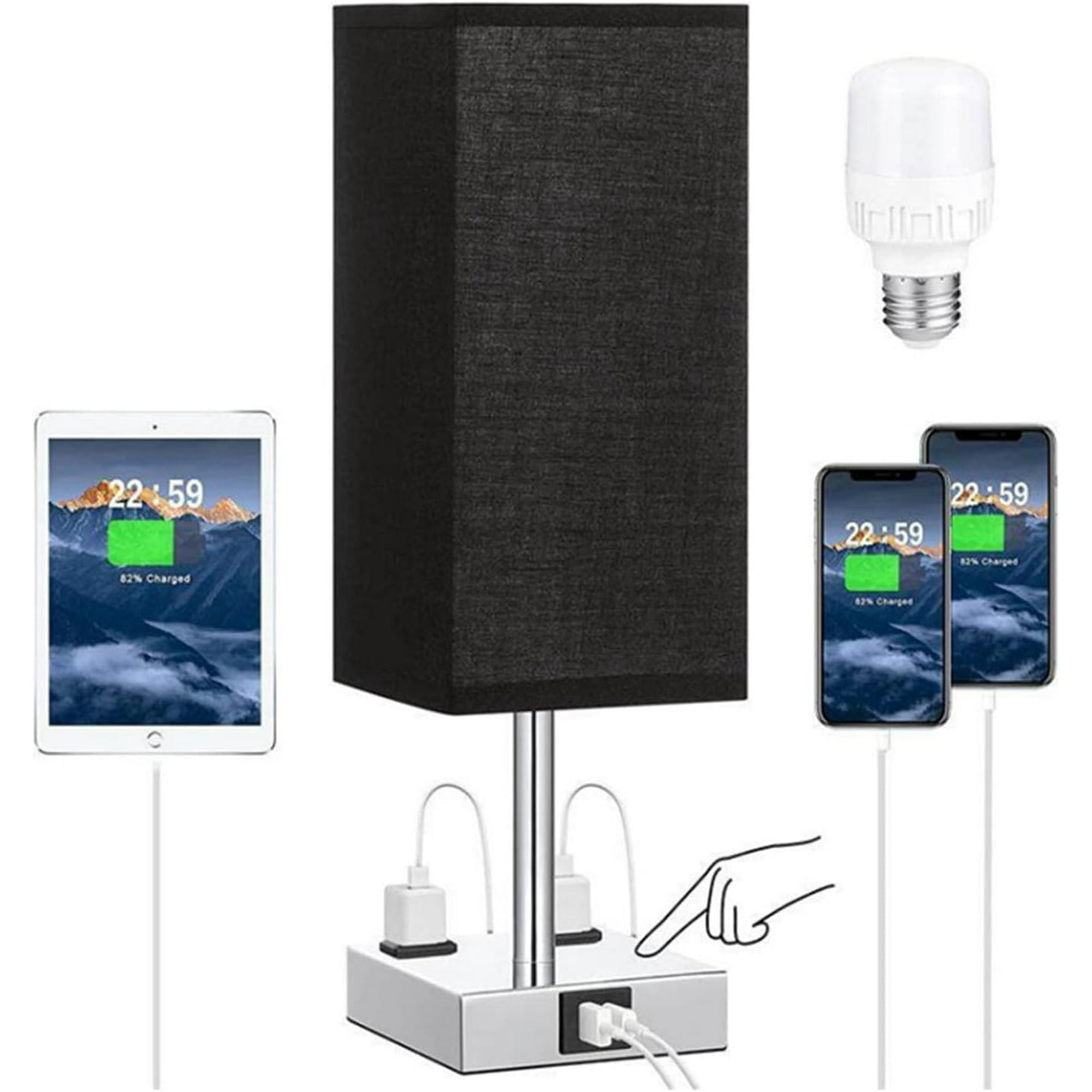 Click here for Neverlosee Bedside Table Lamp Touch Control  Night... prices