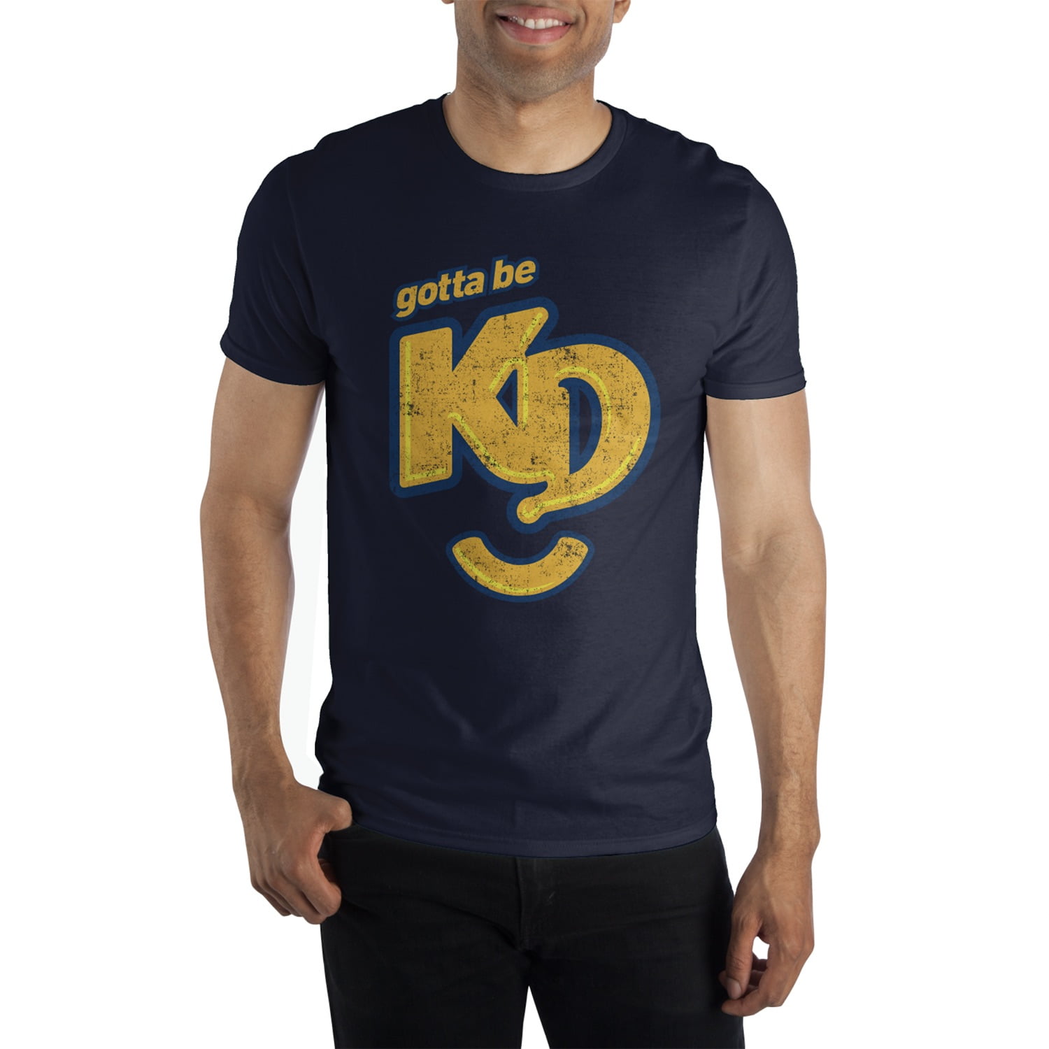 Click here for Bioworld Kraft Dinner Gotta Be Kd Logo Navy T-Shir... prices
